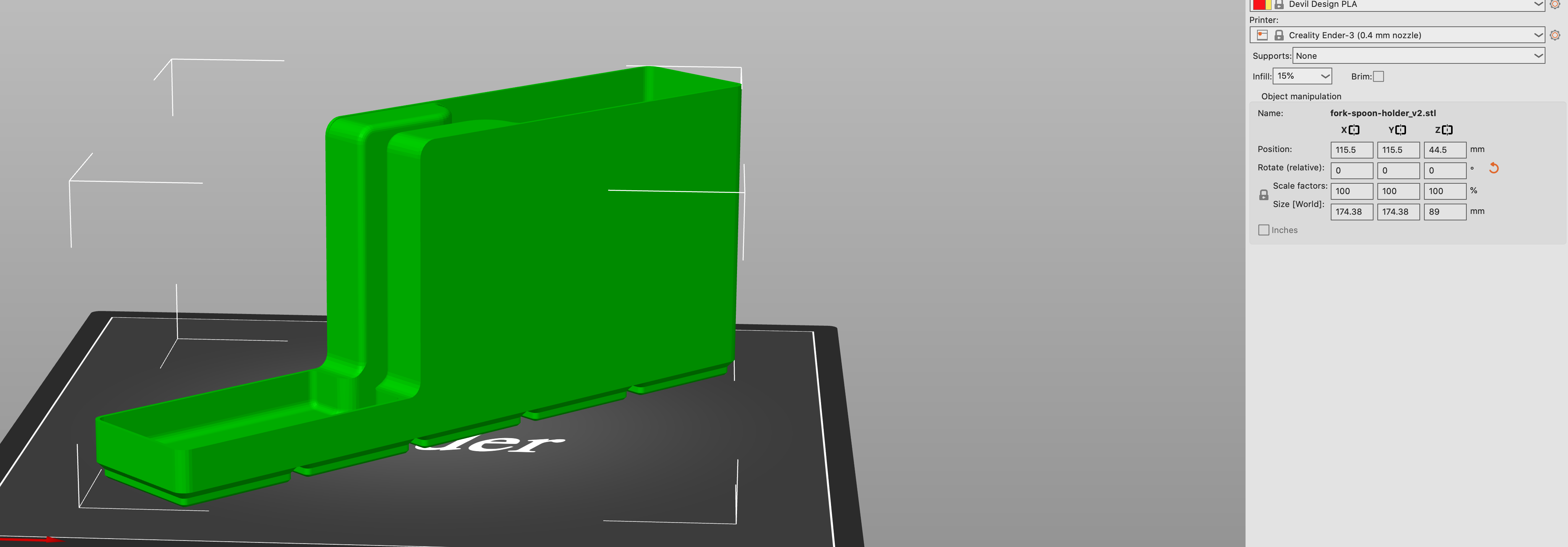 Gridfinity Silverware 89mm tall by TeamDavidW | Download free STL model ...