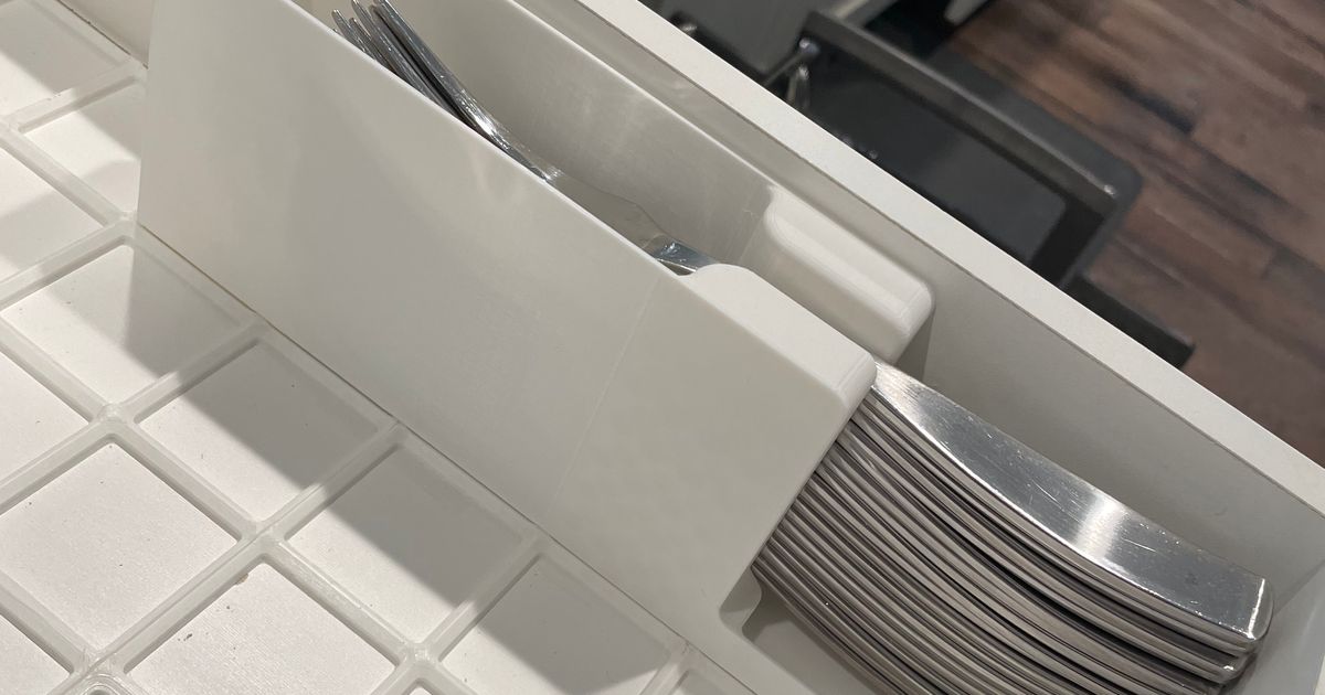 Gridfinity Silverware 89mm tall by TeamDavidW | Download free STL model ...