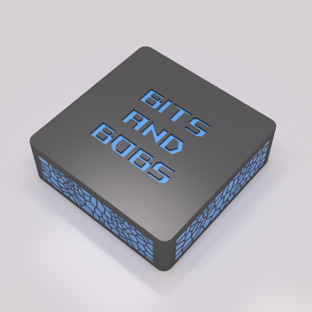 Bits & Bobs Storage Container 4 Magnets Seal 9 Compartments - Gift Box by Paul S | Download free ...