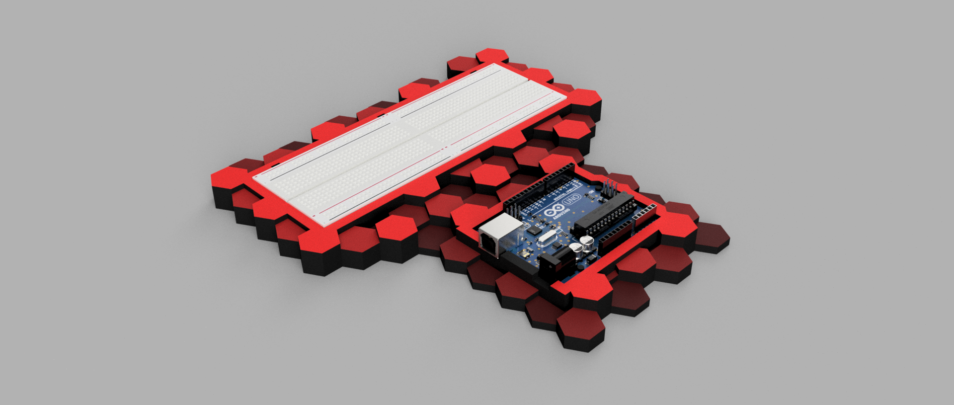 Arduino & Breadboard Mount by Oscar Padilla | Download free STL model ...
