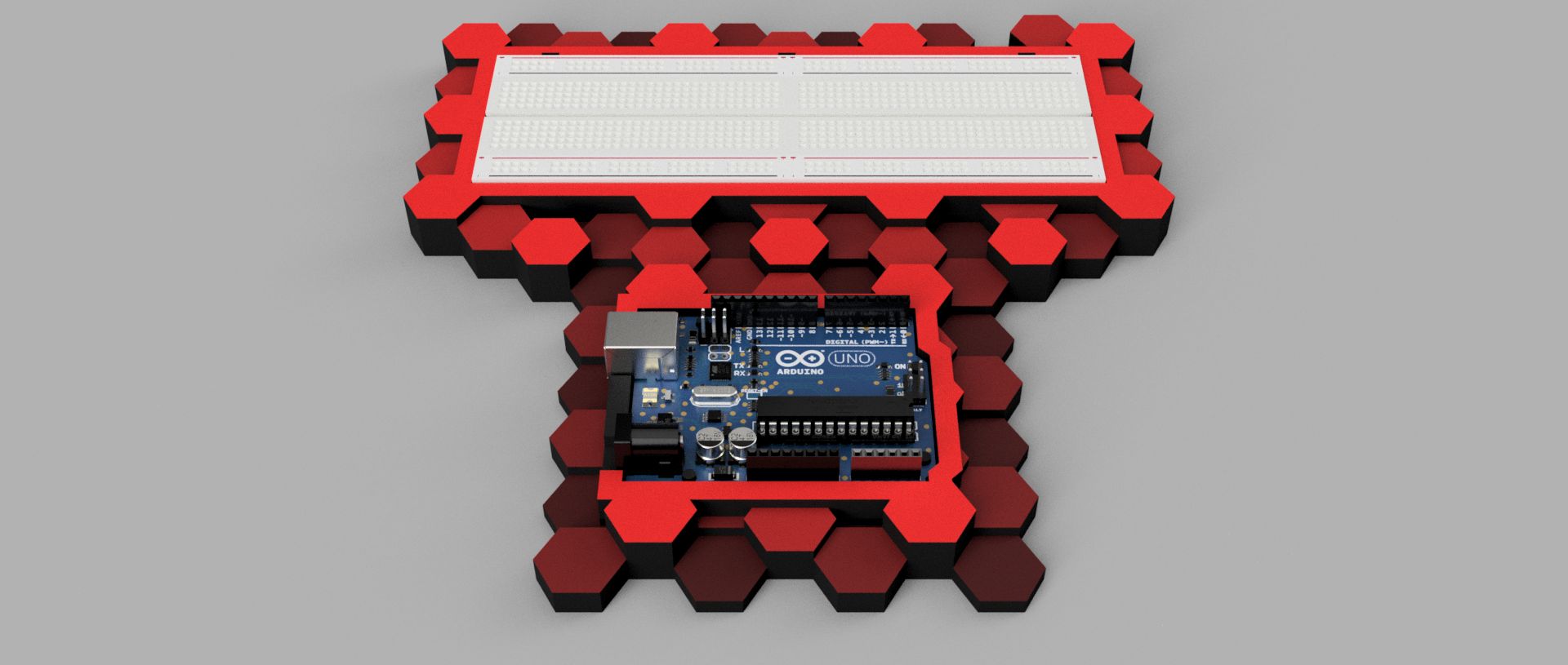 Arduino & Breadboard Mount by Oscar Padilla | Download free STL model ...