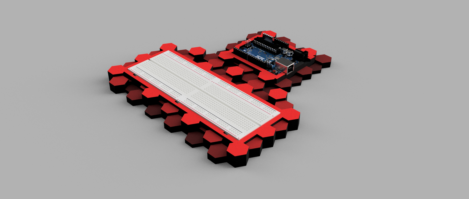 Arduino & Breadboard Mount by Oscar Padilla | Download free STL model ...
