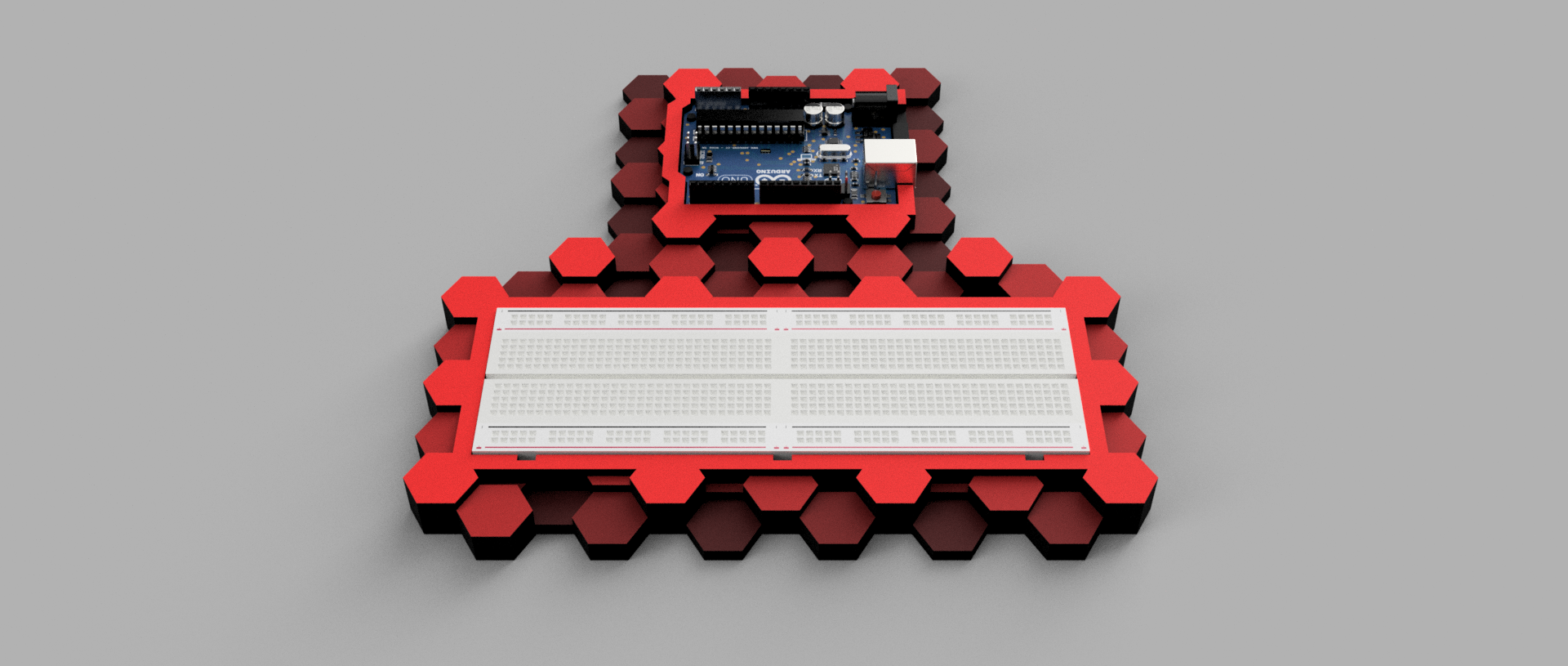 Arduino & Breadboard Mount by Oscar Padilla | Download free STL model ...