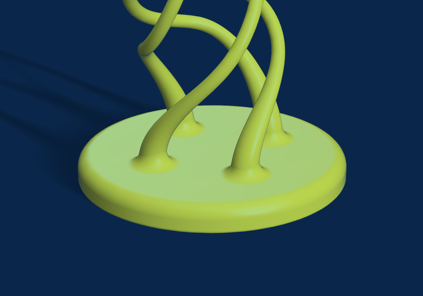 Quadruple Tapered Recursive Spiral Sculpture by mscalora | Download ...
