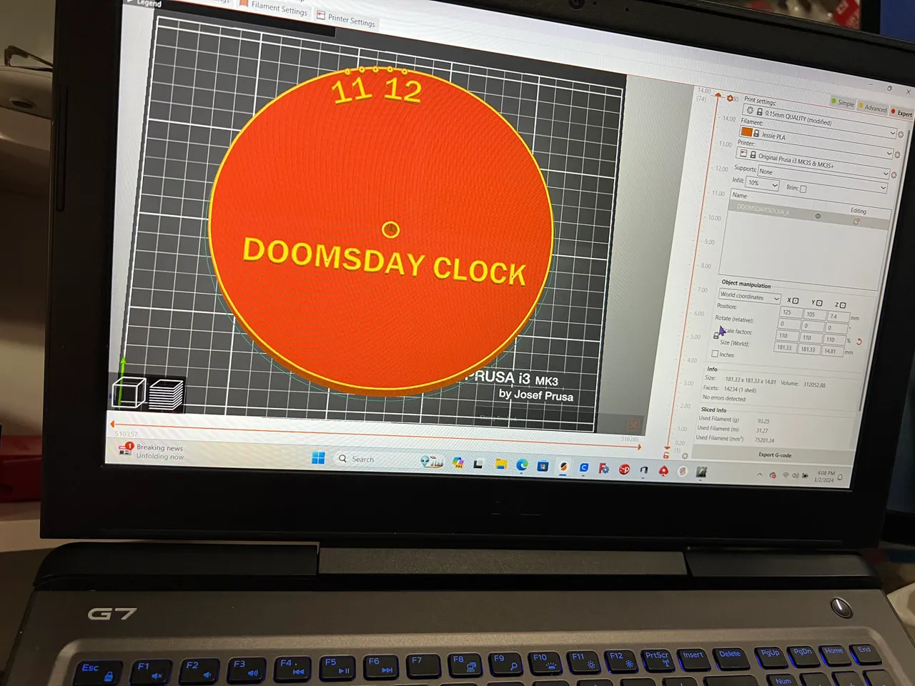 Doomsday Clock by abeq9493 | Download free STL model | Printables.com
