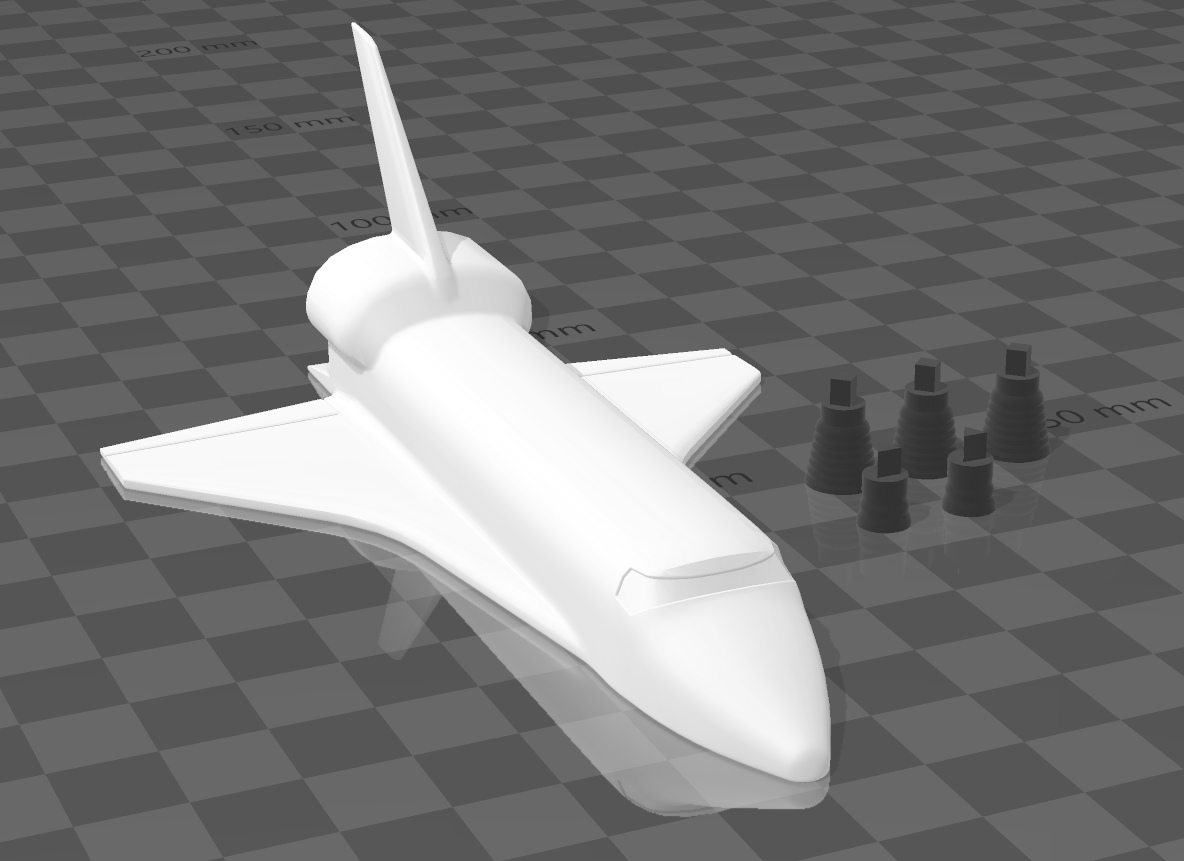 space shuttle by Zeynel Koç | Download free STL model | Printables.com