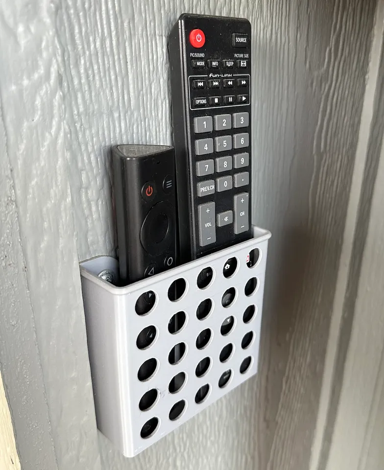 Wall Mount Remote Basket by plasmata | Download free STL model ...