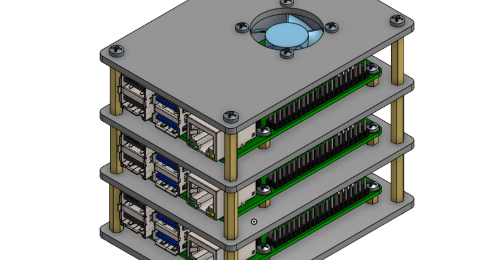 Stackable Raspberry Pi/s by zmetcalf | Download free STL model ...