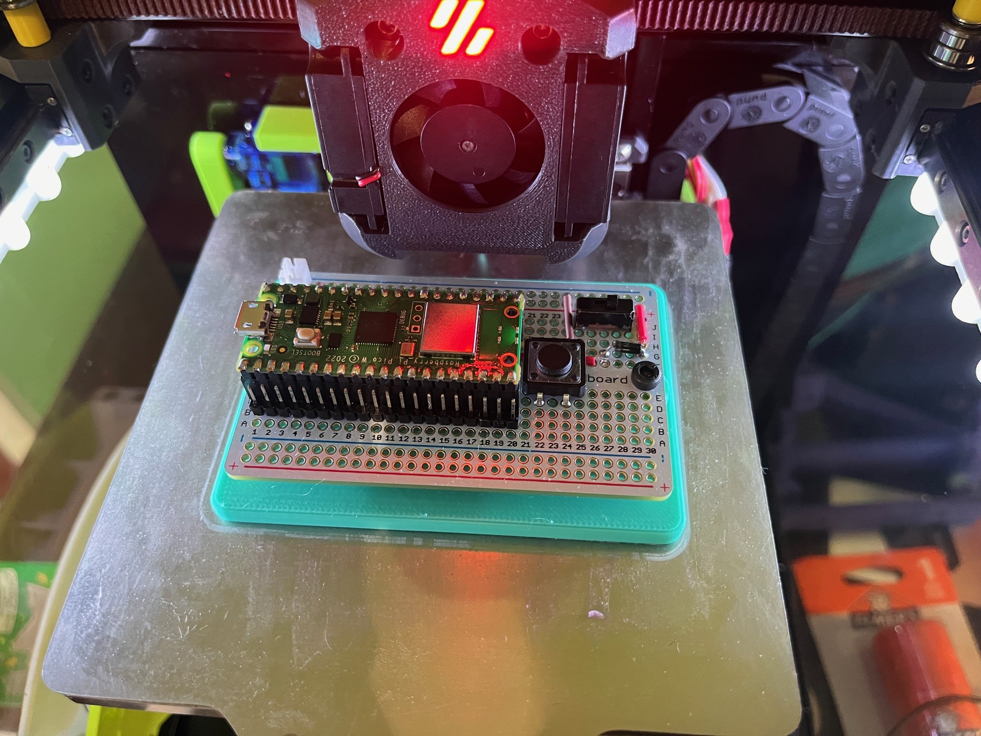 Mounting Plate for Adafruit Perma-Proto 1/2 Sized Board by dudewithan02 ...