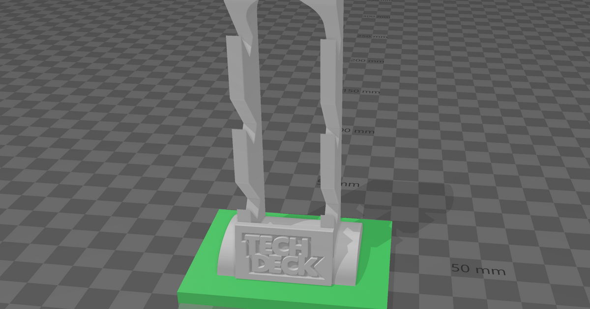 Tech Deck Holder - Wider base by Doudnikov | Download free STL model ...