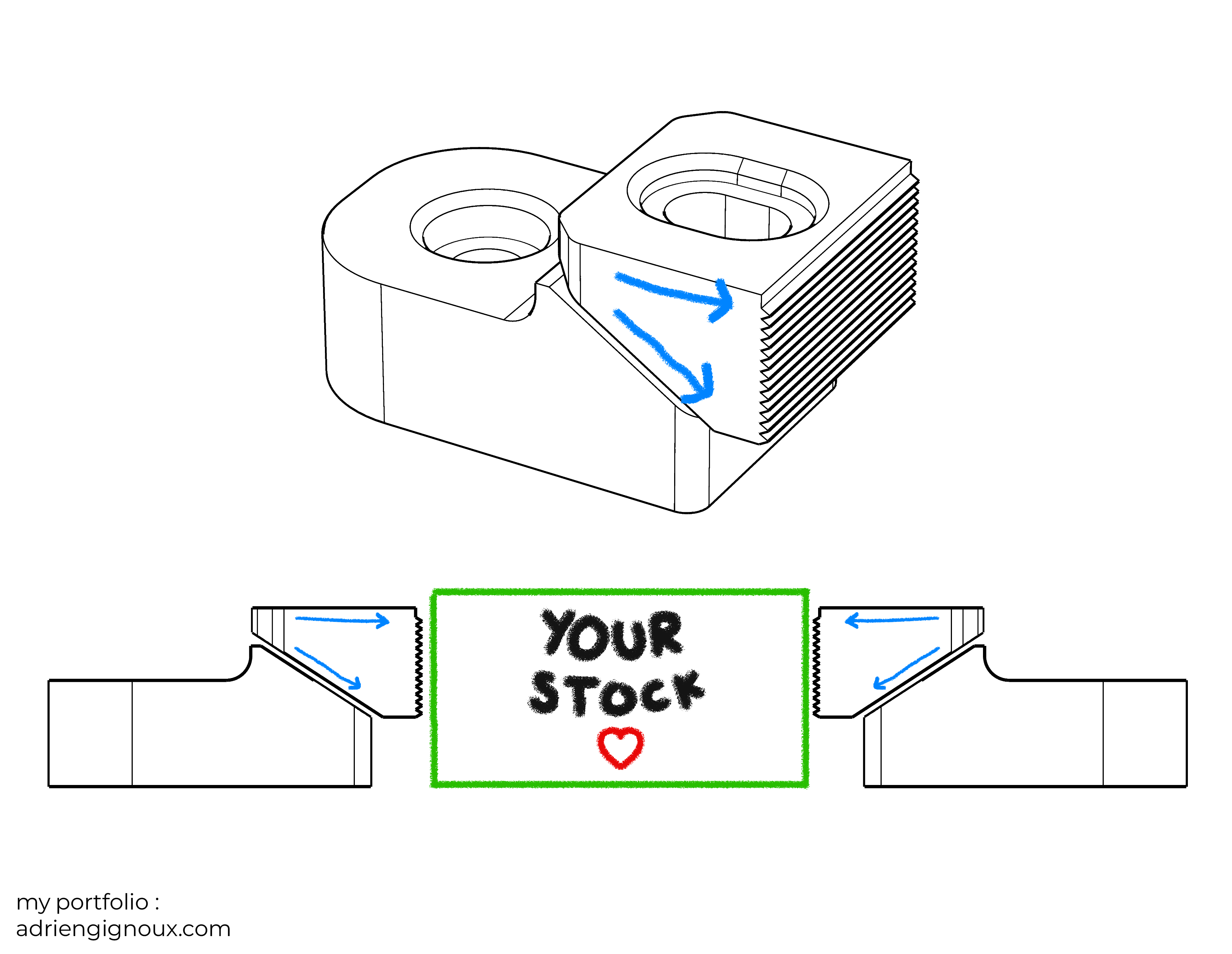 CNC clamp by abelisbombom | Printables Store