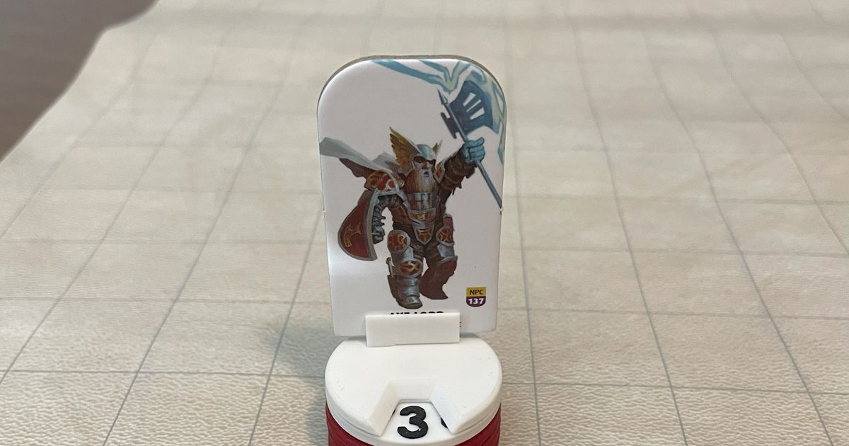 Magnetic Standee HP Counter for TTRPG or Gloomhaven (Gaming Adventures ...