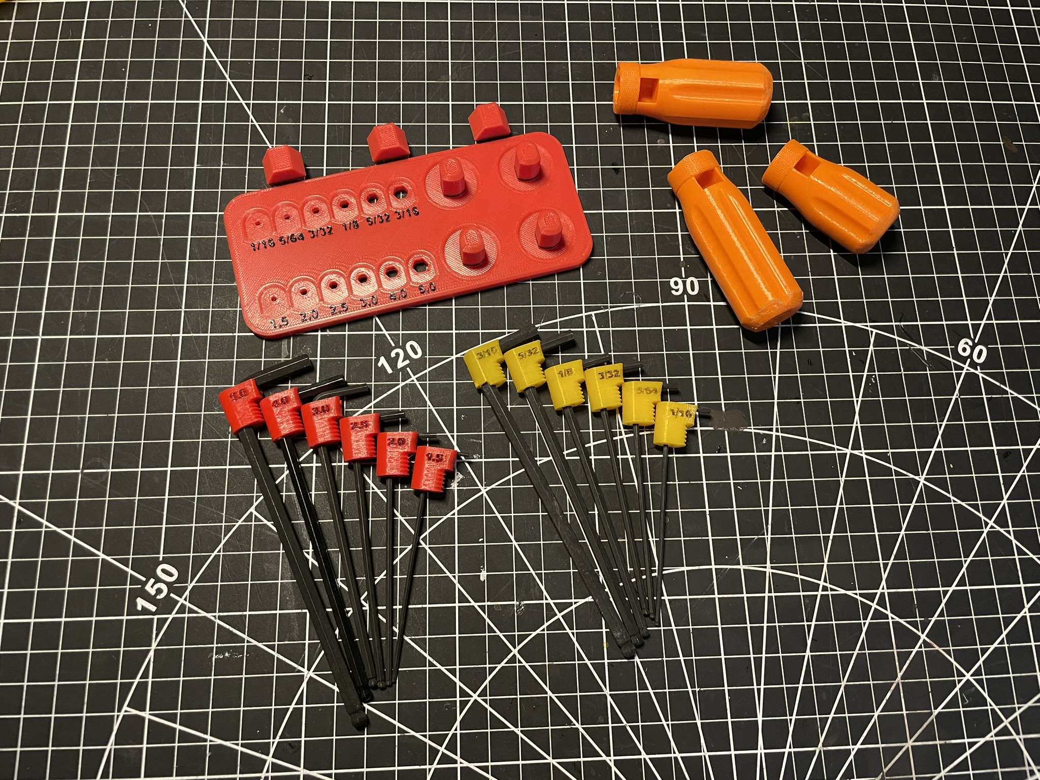 HSW Allen Key Adapter Holder by smdollins | Download free STL model ...