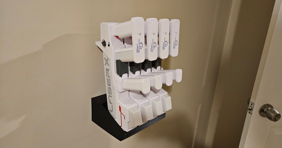 LaserTag Toy Blaster Wall Mount by colbert67 | Download free STL model ...