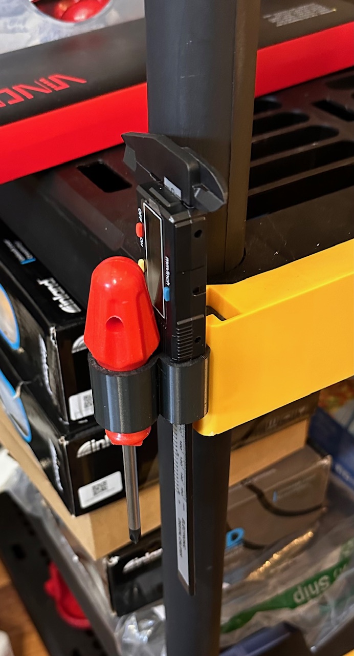 Tool brackets/organizers for Black and Yellow Storage Shelves by NC10 ...