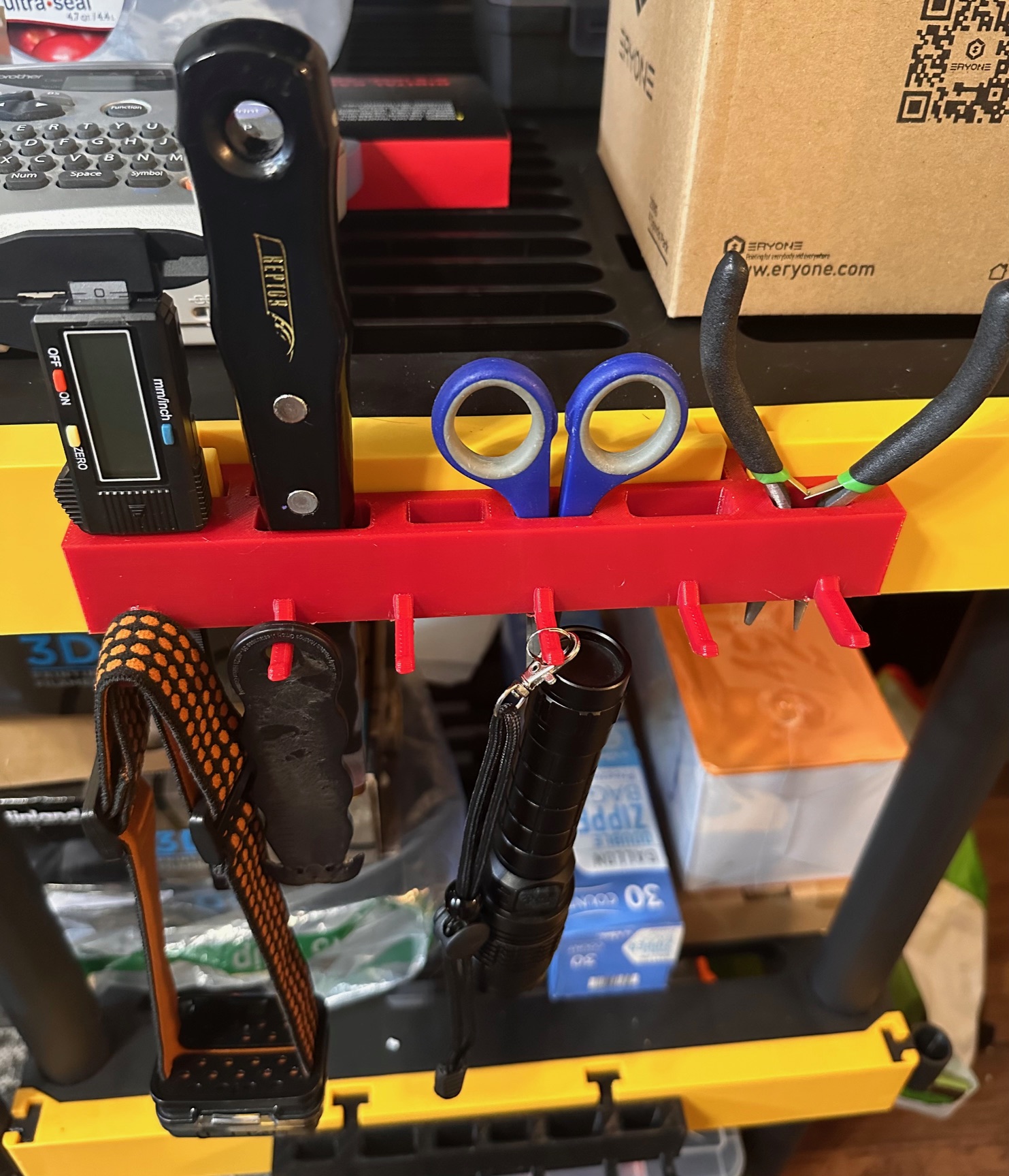 Tool brackets/organizers for Black and Yellow Storage Shelves by NC10 ...