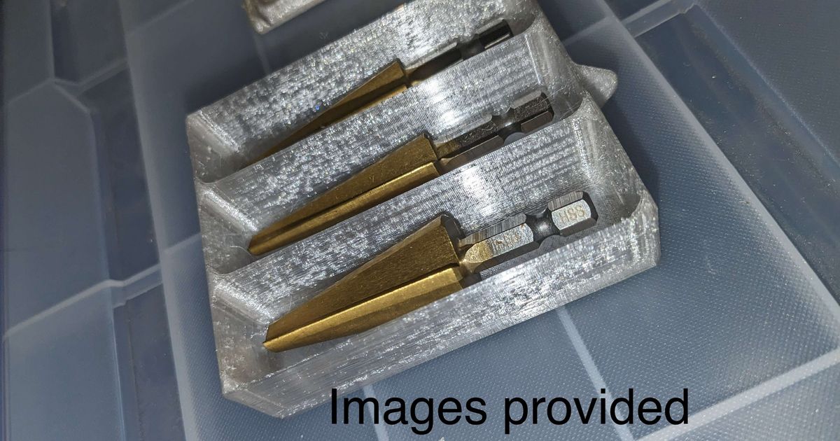 Harbor Freight Stepless Drill Bit Case von PackratArt | Kostenloses STL ...