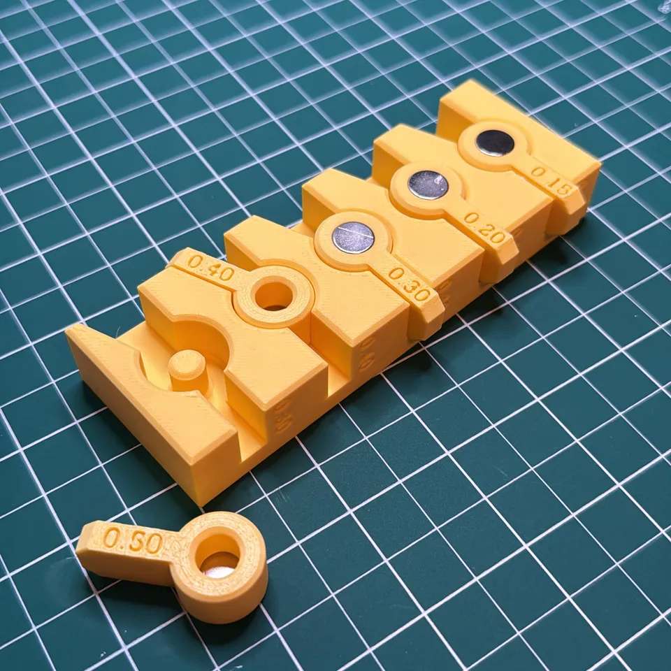 Magnetic Tolerance Gauge by Project Print Lab | Download free STL model ...