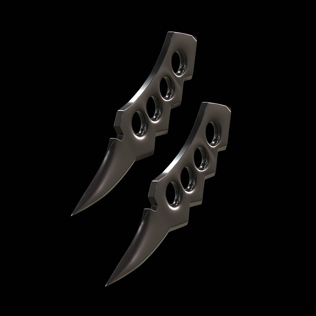 Night Raids Ultimate Karambit Knuckle Duster *Fully Printable* ~Multi ...