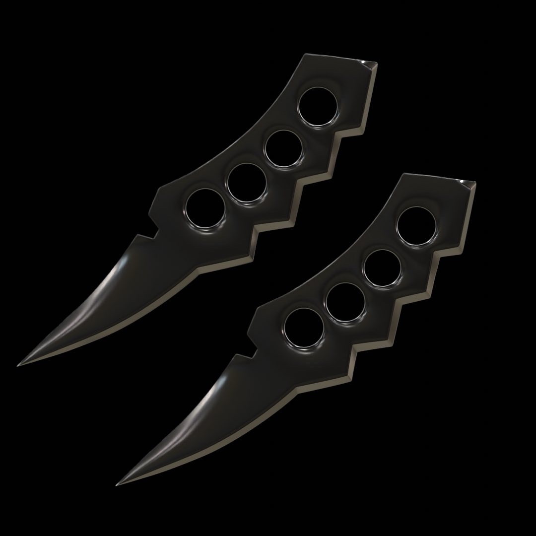 Night Raids Ultimate Karambit Knuckle Duster *Fully Printable* ~Multi ...