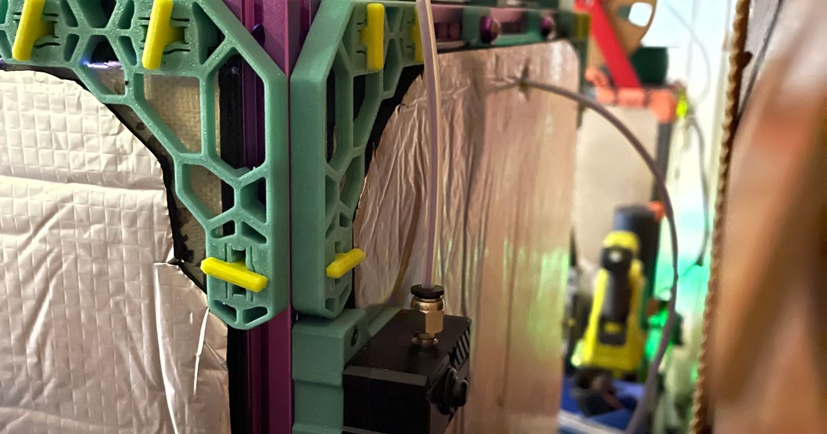 VORON 2020 Aluminum Profile Cable Clip - Panel Mod by EddieSha ...