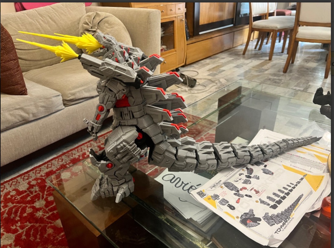 Mecha_Godzilla [Multipart] [Paid] por SculptedSpectacle3D.IN ...