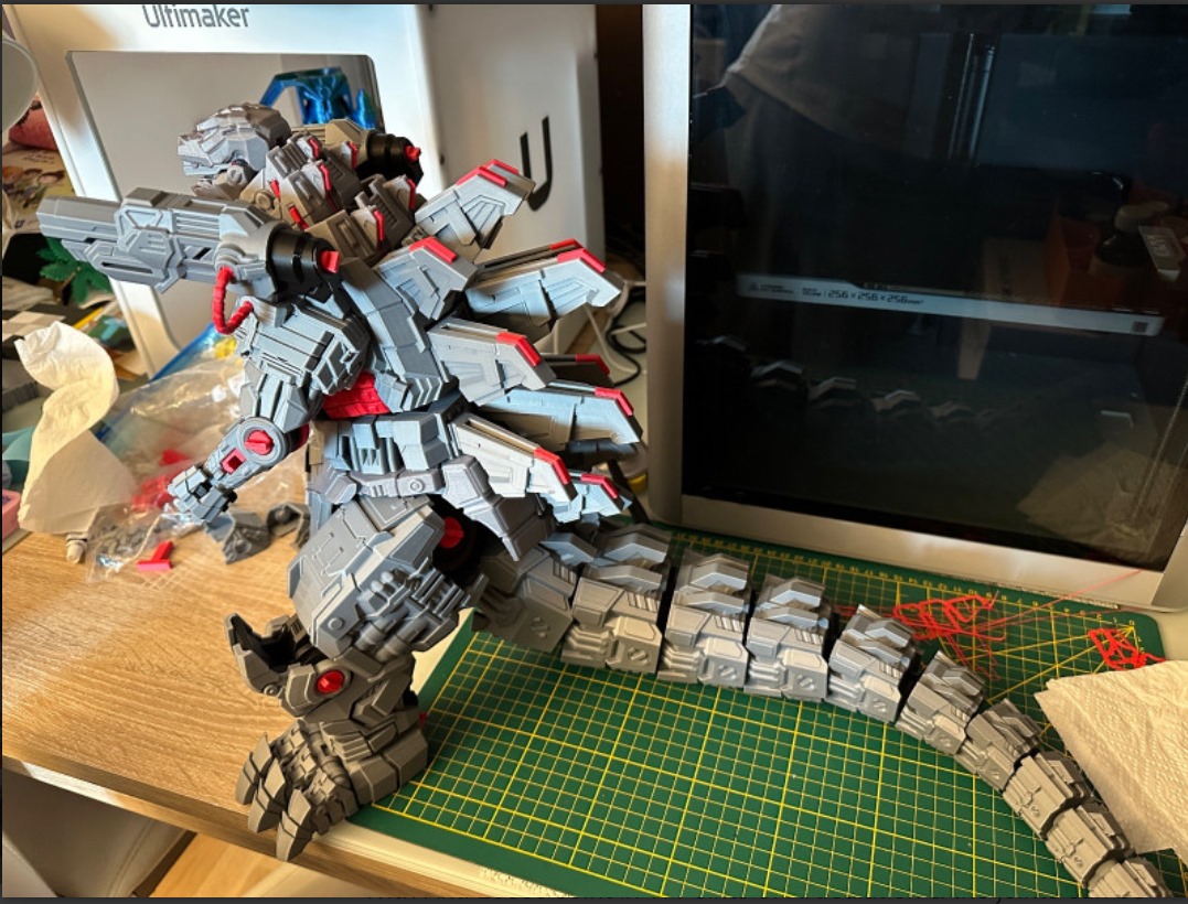 Mecha_Godzilla [Multipart] [Paid] por SculptedSpectacle3D.IN ...