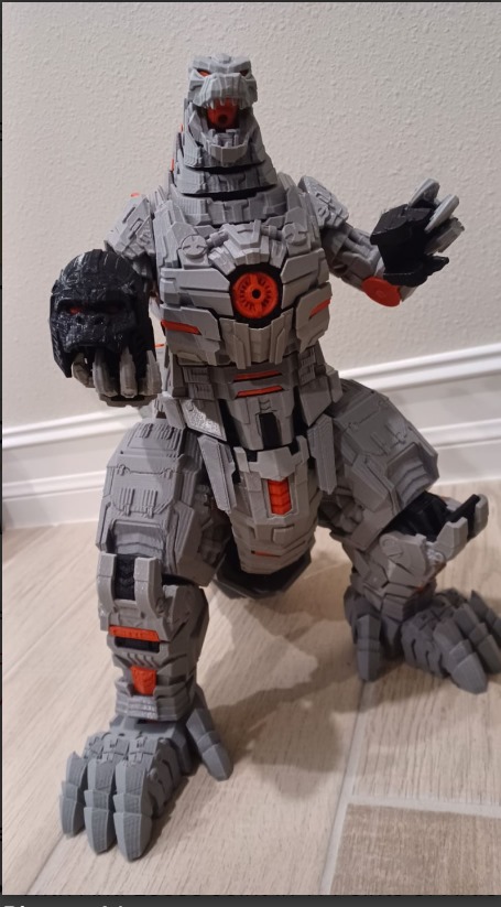 Mecha_Godzilla [Multipart] [Paid] por SculptedSpectacle3D.IN ...