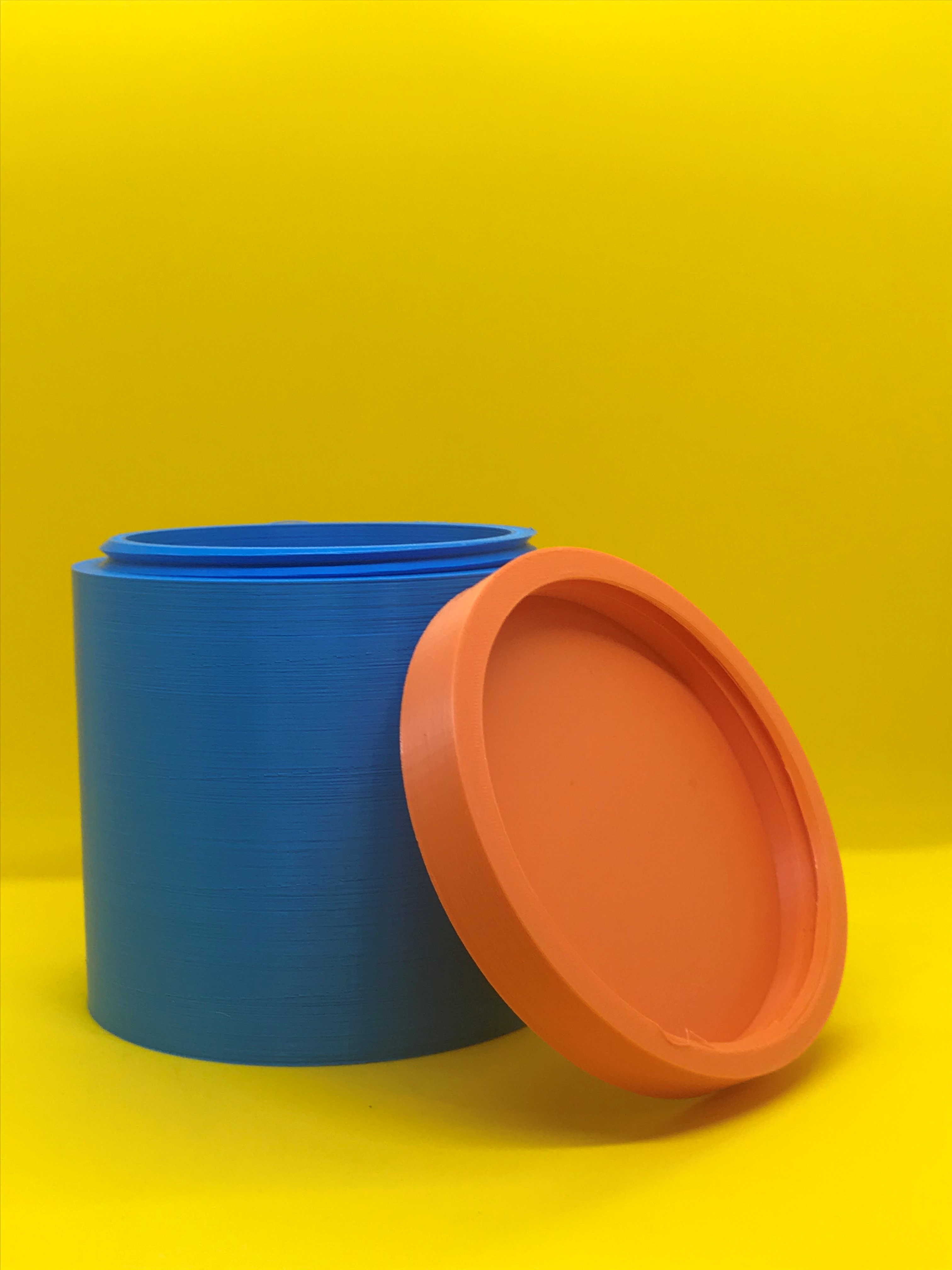 Large Screw-Top Box by actualSIZE | Download free STL model ...