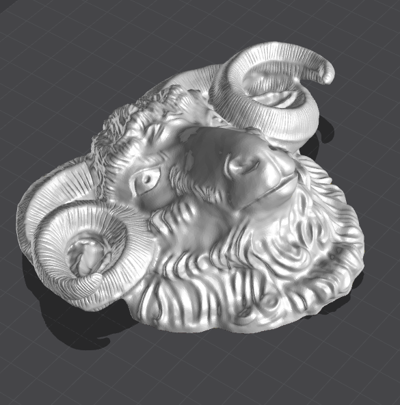 Ram Head Bust by Onur Yıldırım | Download free STL model | Printables.com