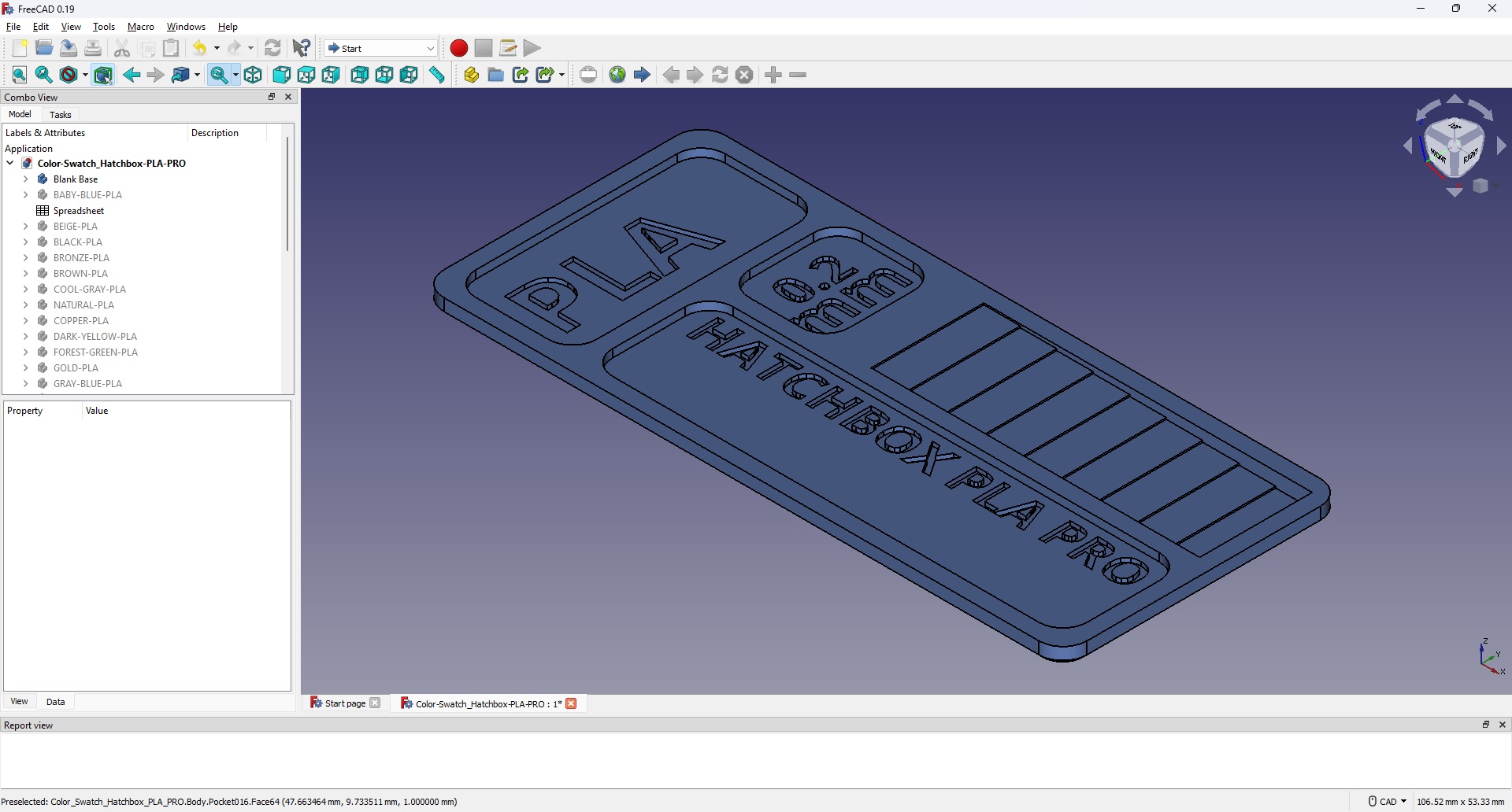 Filament-Sample-Card by Ed Weaver | Download free STL model ...