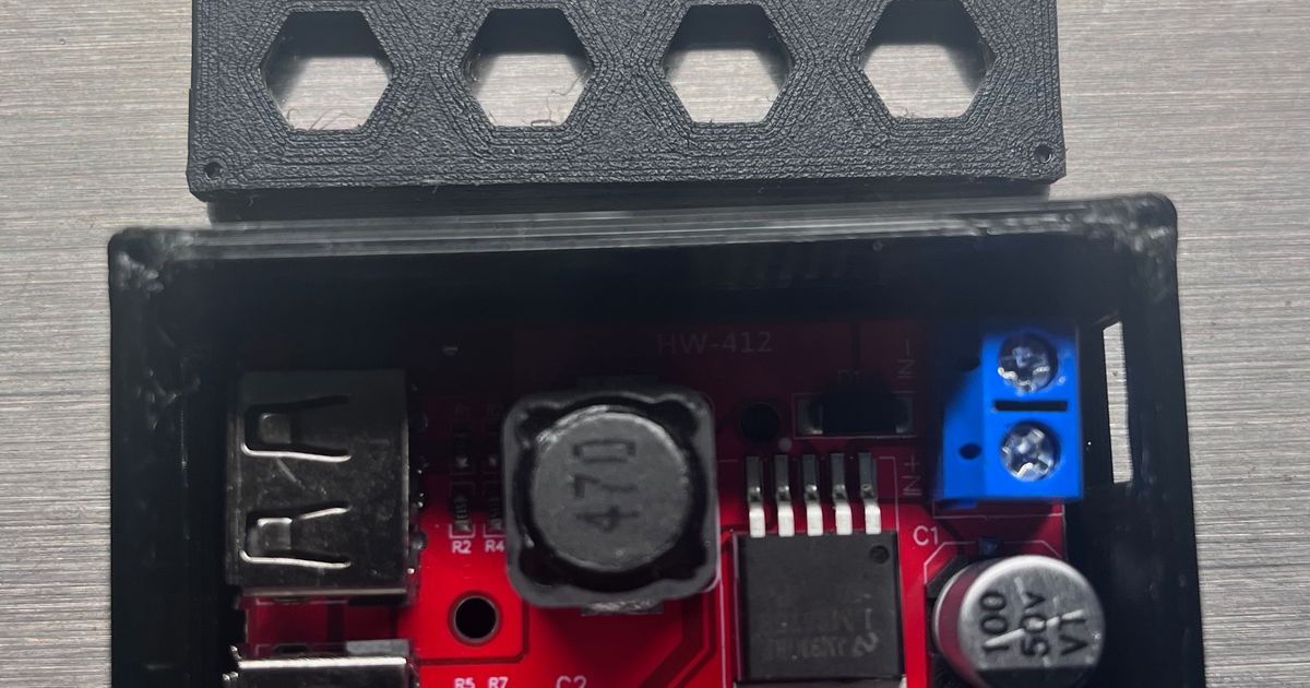 HW-412 Case - 9V 12V 24V 36V to 5V Step Down DC-DC Buck Converter by ...