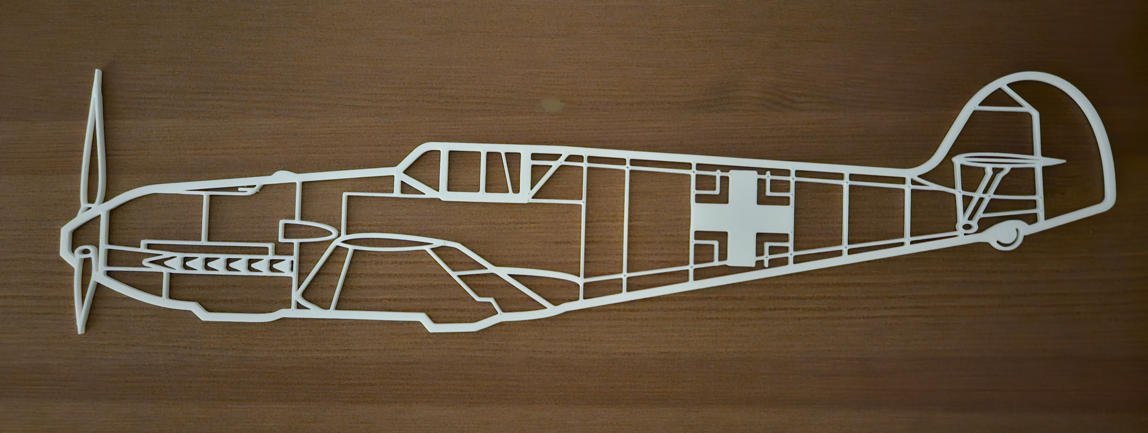 Aircraft Wallart Series Bf109 by LimaMike3D | Download free STL model | Printables.com