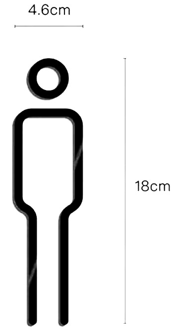 Toilet Sign Minimal (Man/Woman) by David Hack | Download free STL model ...