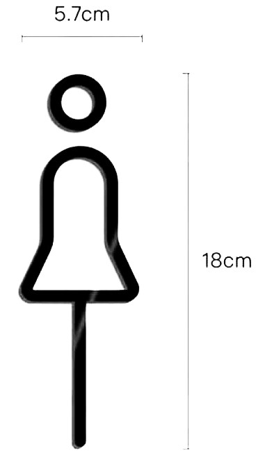 Toilet Sign Minimal (Man/Woman) by David Hack | Download free STL model ...