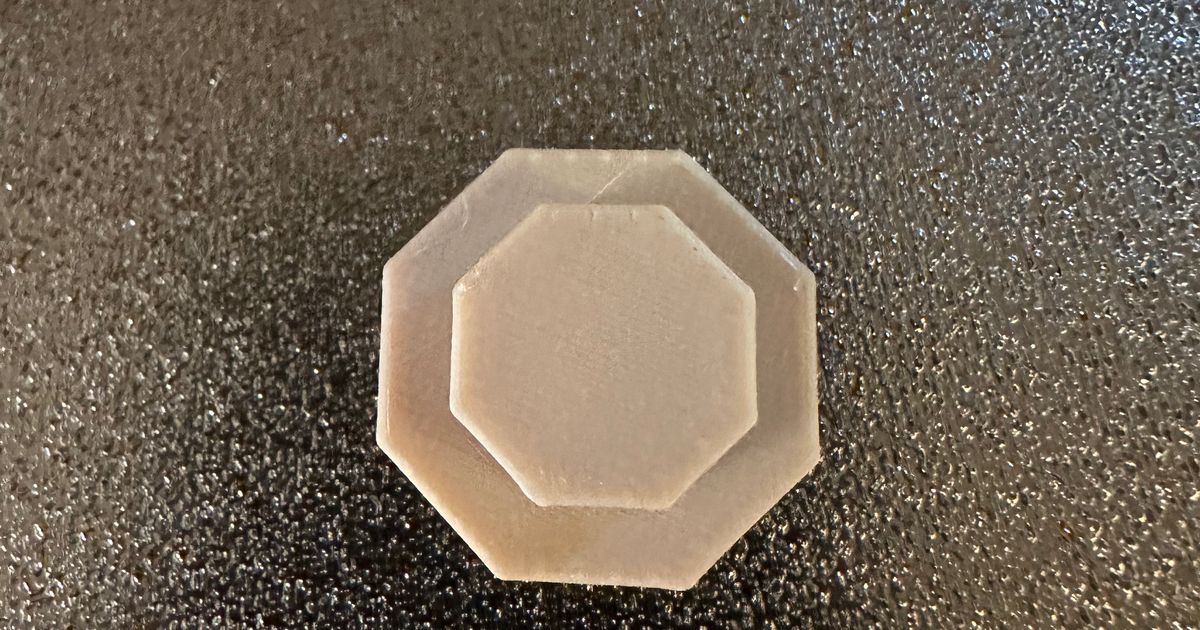 Octagon End Cap for 1/2" EMT Conduit by oaktech | Download free STL ...