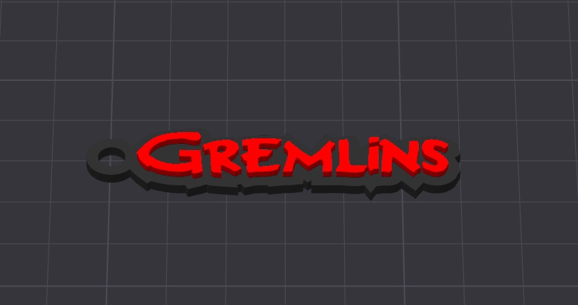 gremlins easy print keychain by Terry Diamond | Download free STL model ...