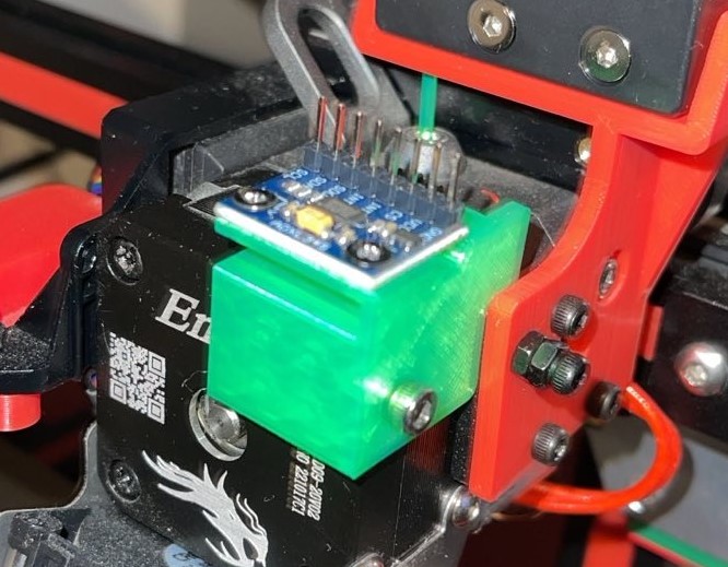 Creality Sprite Pro Extruder ADXL345 accelerometer mount by skino ...