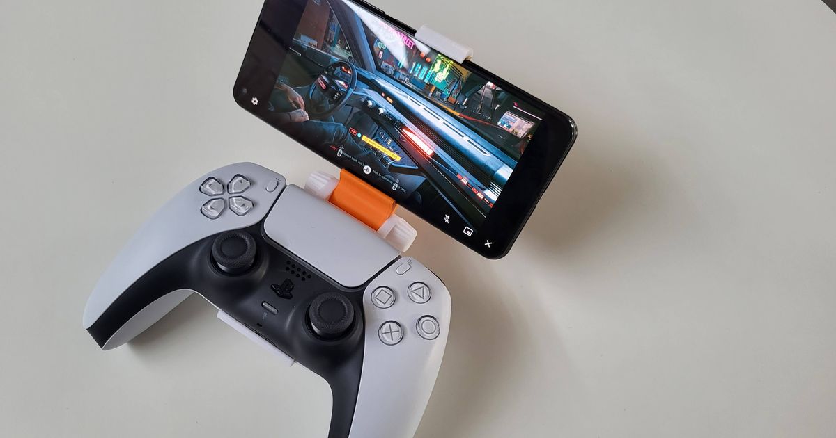 Phone mount for Dualsense ps5 controller by Thubayt | Download free STL ...