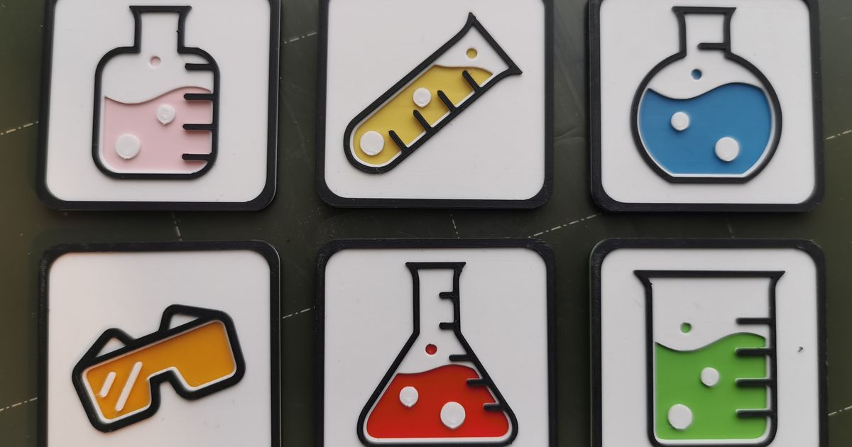 Chemistry Symbols [Cube] | Symboles Chimie [Cube] by Julien S ...