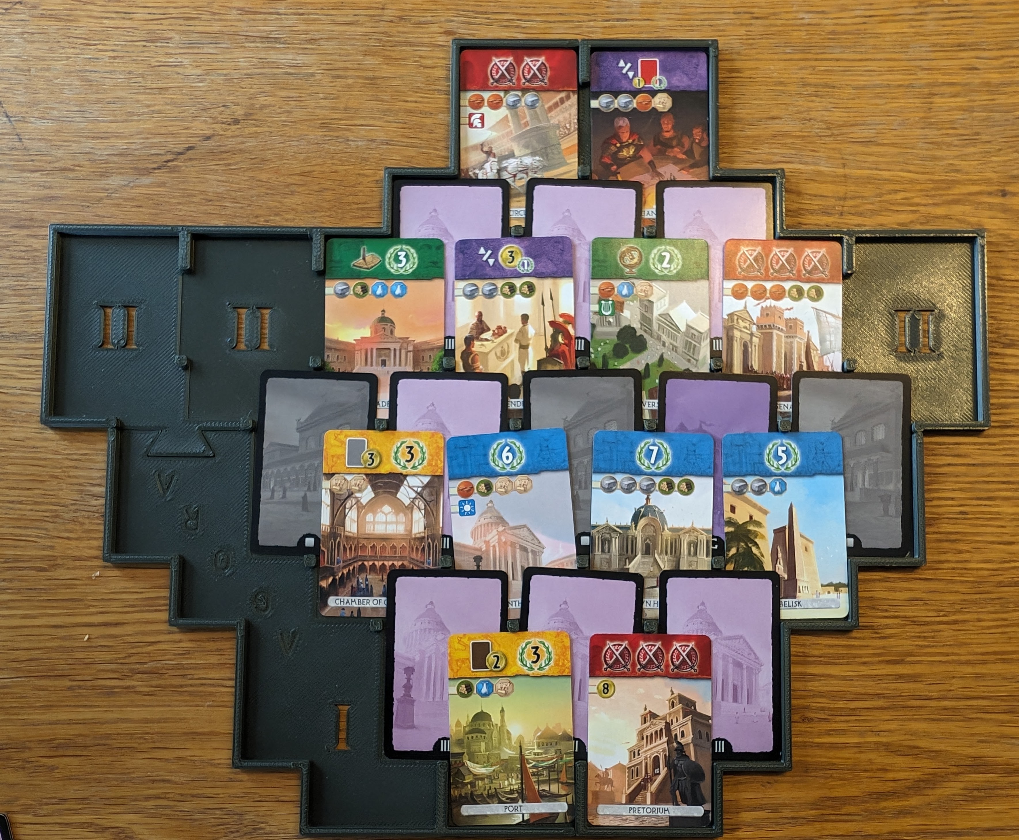 7 Wonders Duel + Agora + Pantheon Card Holder by Baisulis | Download ...
