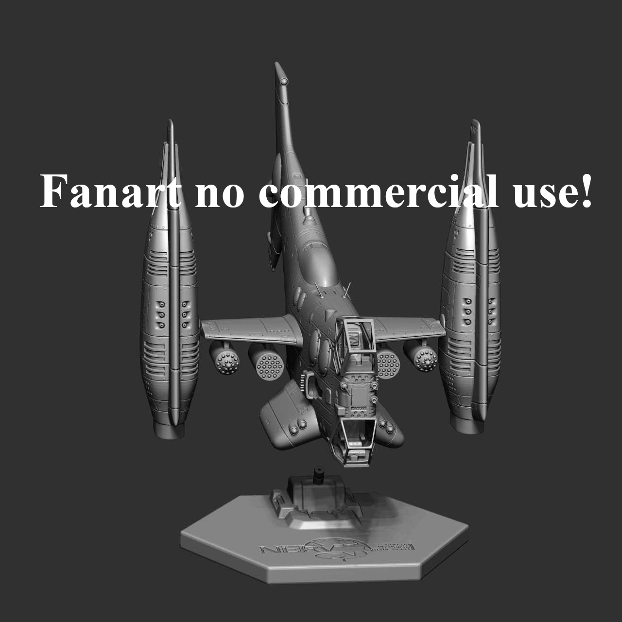 Neon Genisis Evangelion Nerv yagr vtol by ConcreteHead | Download free ...