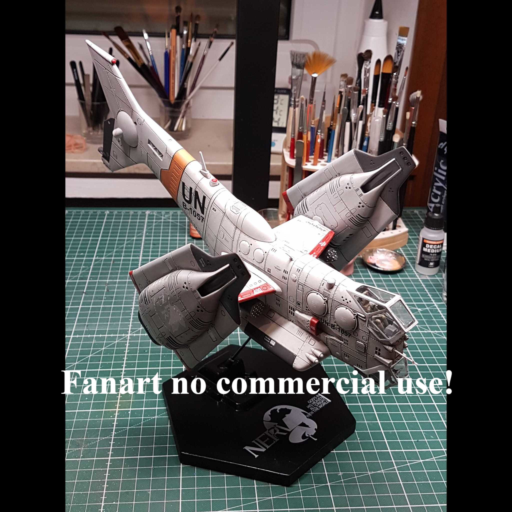 Neon Genisis Evangelion Nerv yagr vtol by ConcreteHead | Download free ...