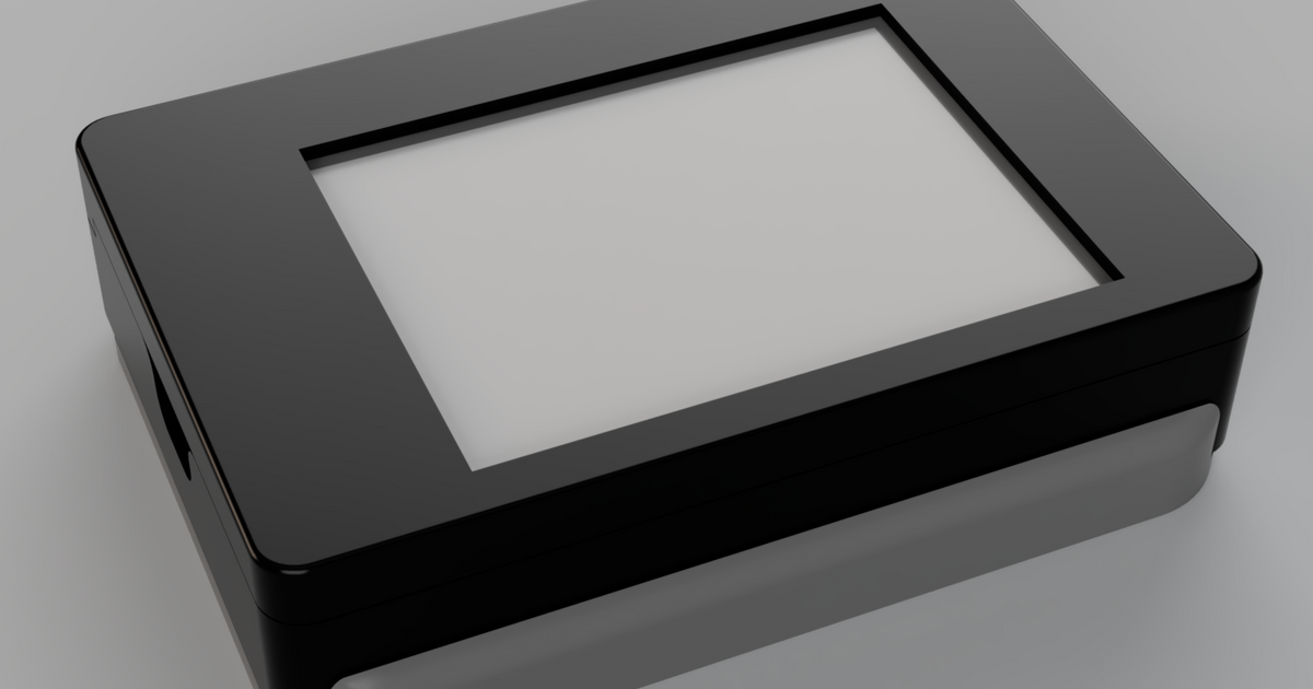 Mountable ESP32 Screen (CYD) case with pen holder by Sije veenstra ...