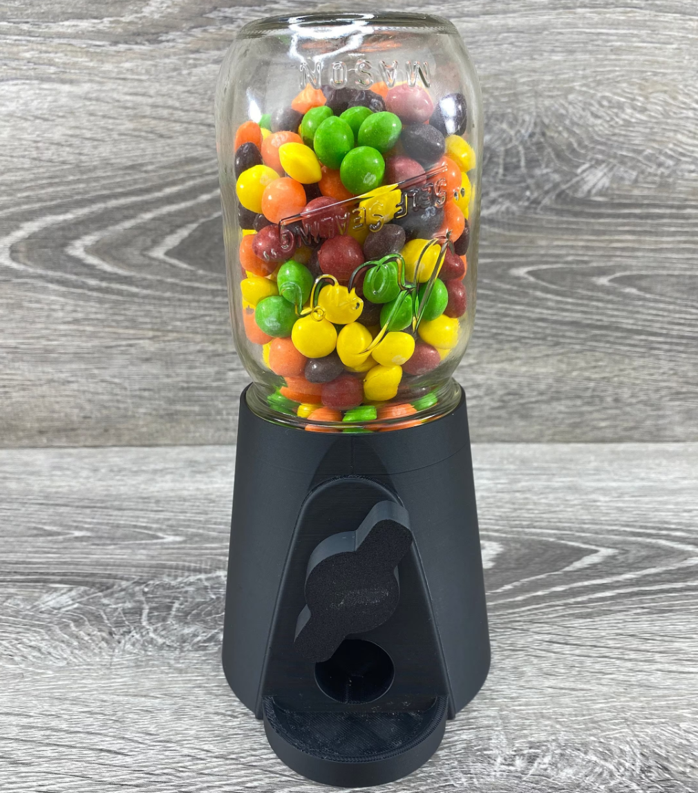 Mason Jar Candy dispenser / Mini Gumball machine / Works great with ...