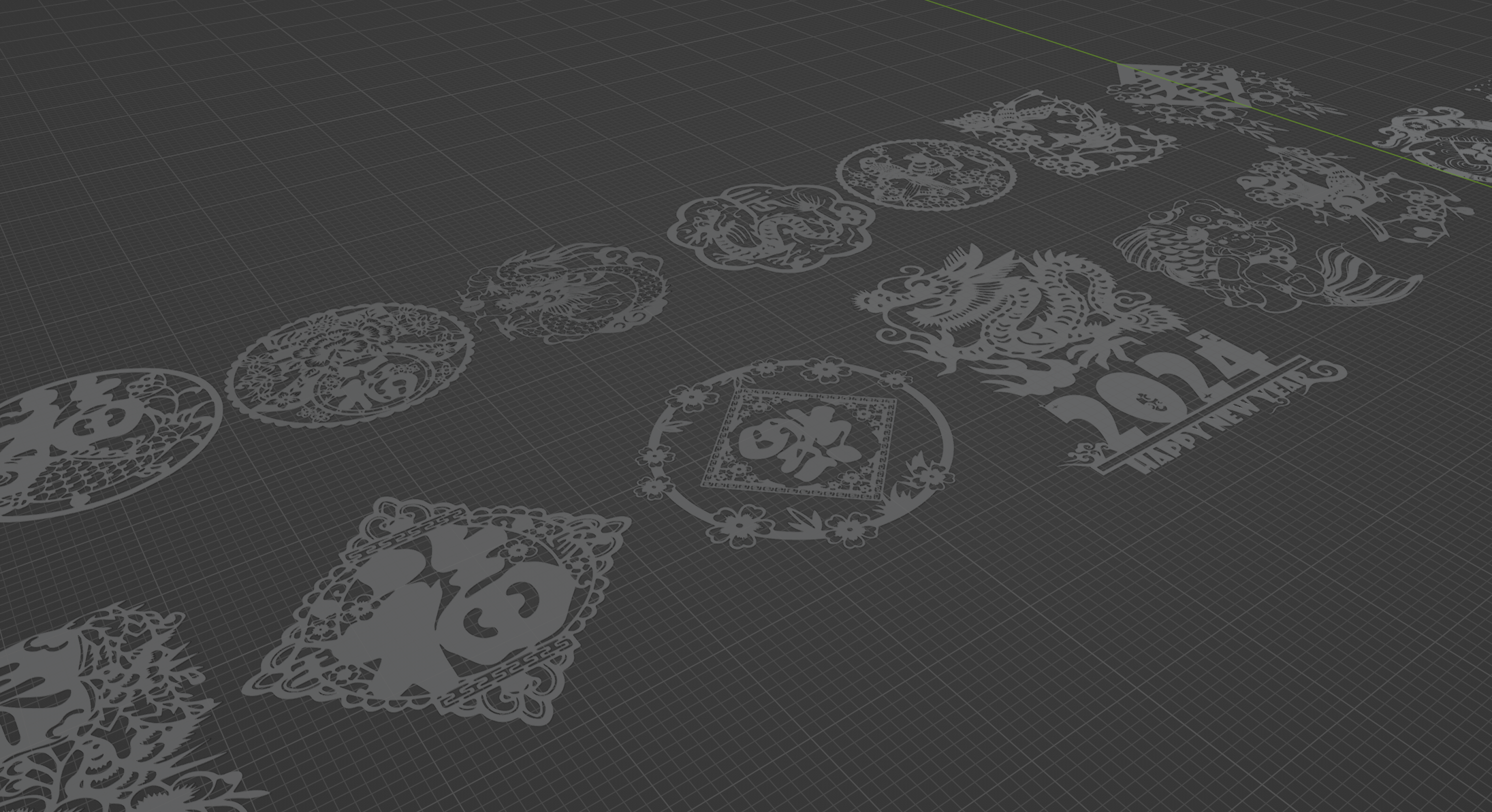 16 Chinese-style Decals by 声 云 | Download free STL model | Printables.com