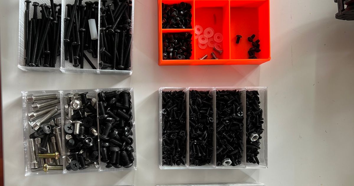 Simple Screw Organizer by Raidy | Download free STL model | Printables.com