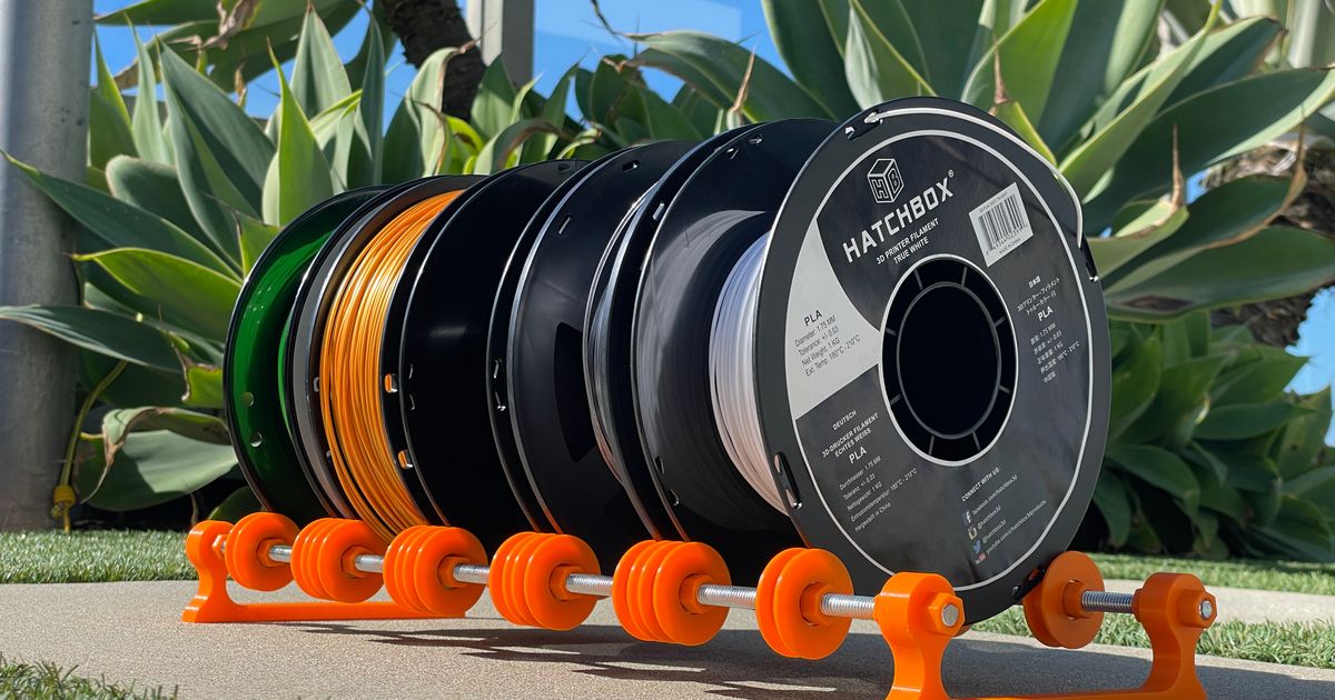 The Universal Spool Holder Rail V2 by Roman Huante Design | Download ...