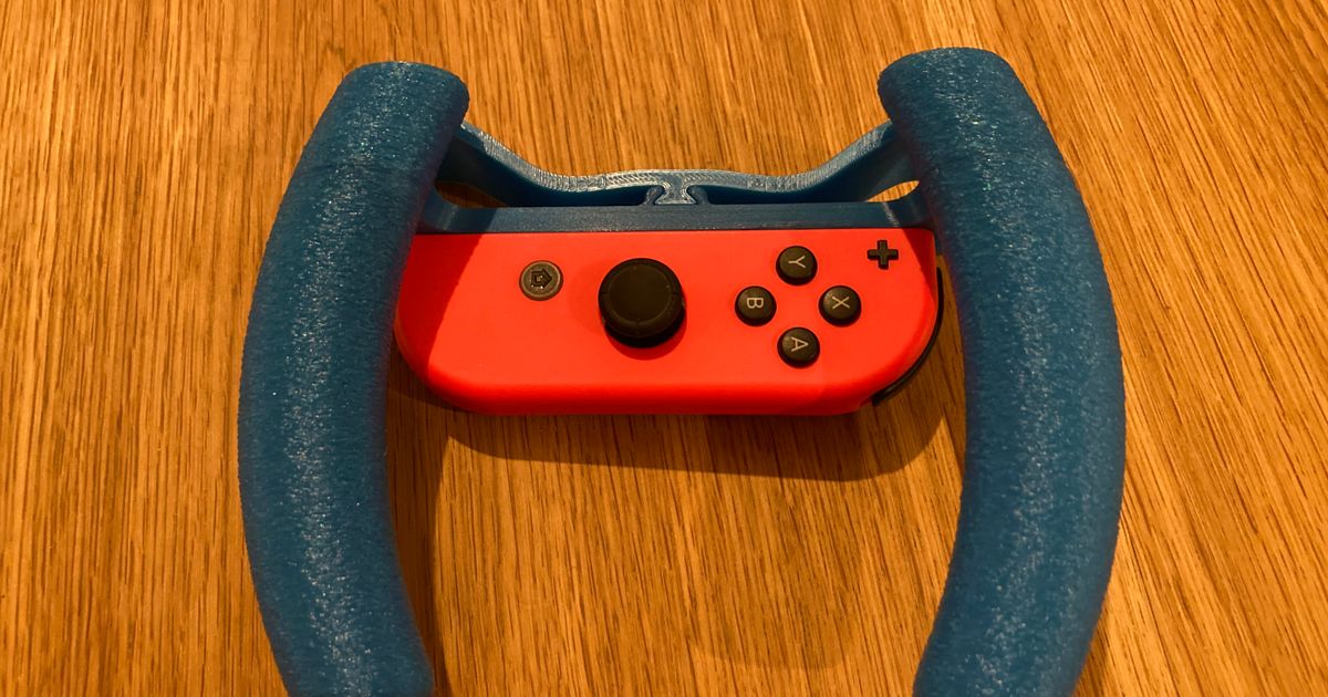 Nintendo Switch Joy Con Steering Wheel by LubosH | Download free STL ...