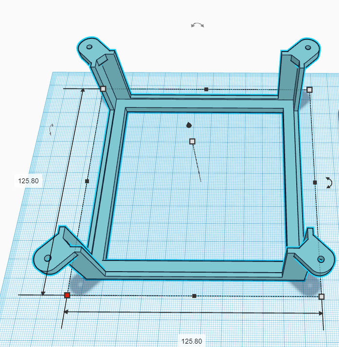 Square power bar holder/mount by KC | Download free STL model ...